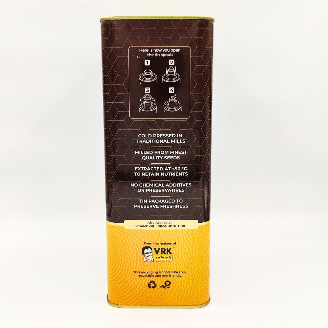 Wooden Cold Pressed Sunflower Oil | SWA Sunflower Oil