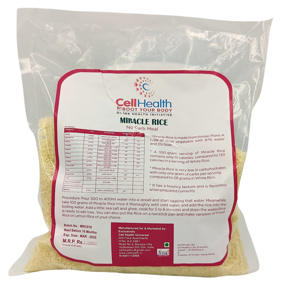 Miracle Rice/Konjac Rice Dry (1kg) | VRK Naturals